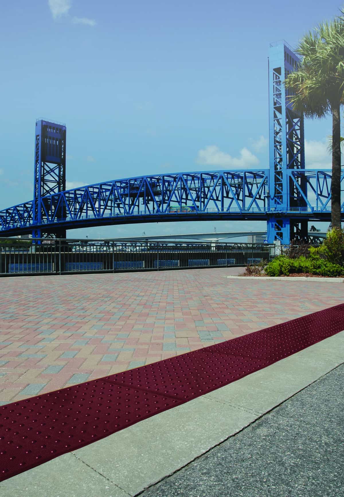 ADA Pads, 2' x 3', Surface Mount (Retrofit) Brick Red Part #0763