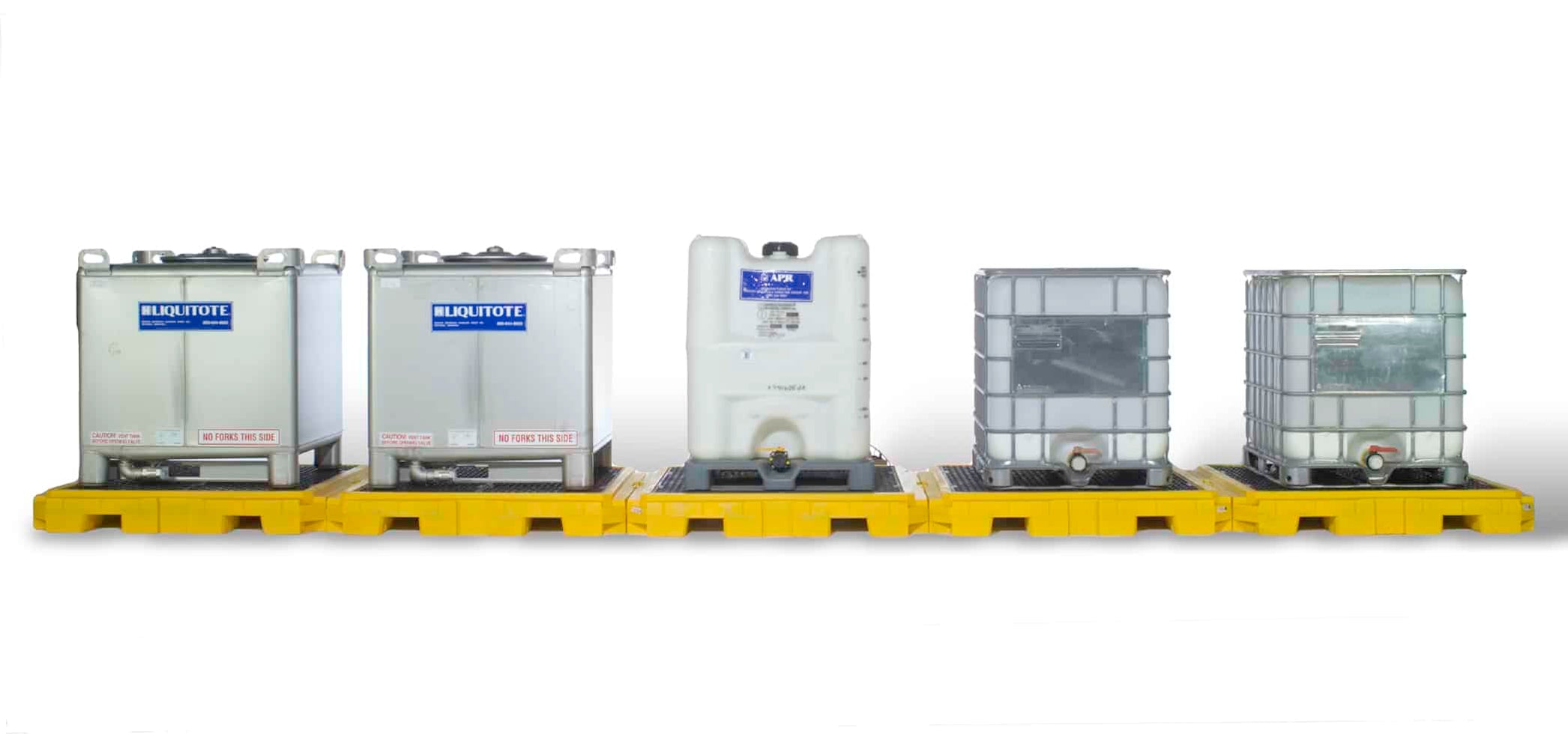 Modular IBC Spill Pallet: 3-Tank, Indoor Model Part #1126