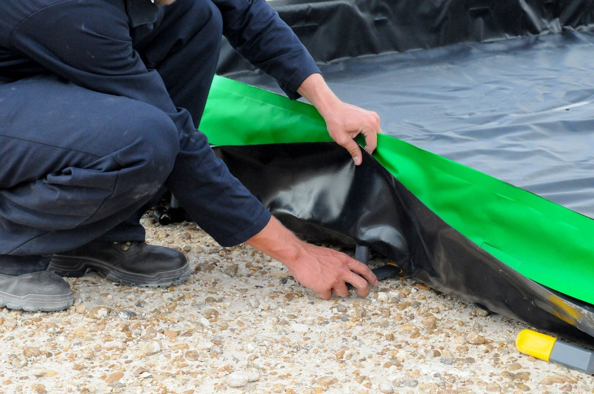 Containment Berm, Collapsible Wall Model: 15' x 15' x 1' - Copolymer 2 ...